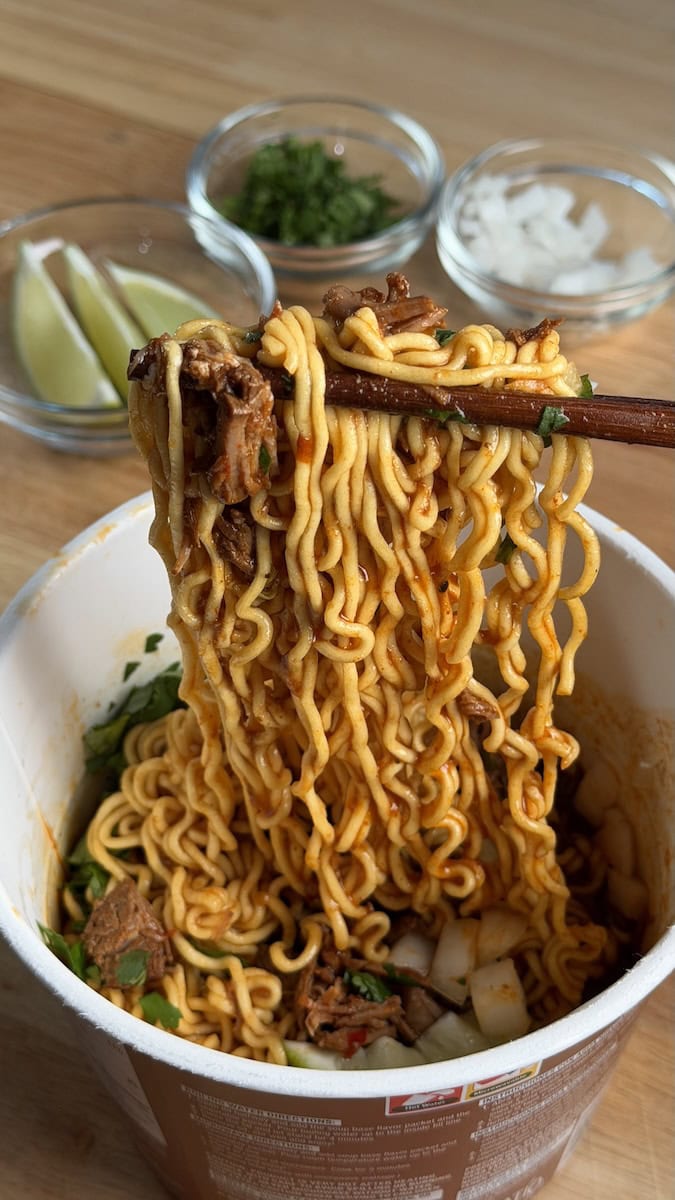 Beef Birria Ramen | Instant Ramen