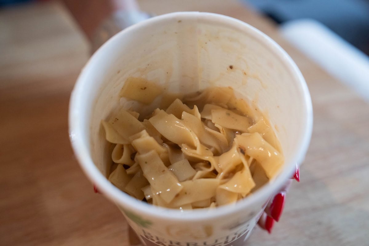 Berruto Tagliatelle Pasta Cup Review | Instant Ramen