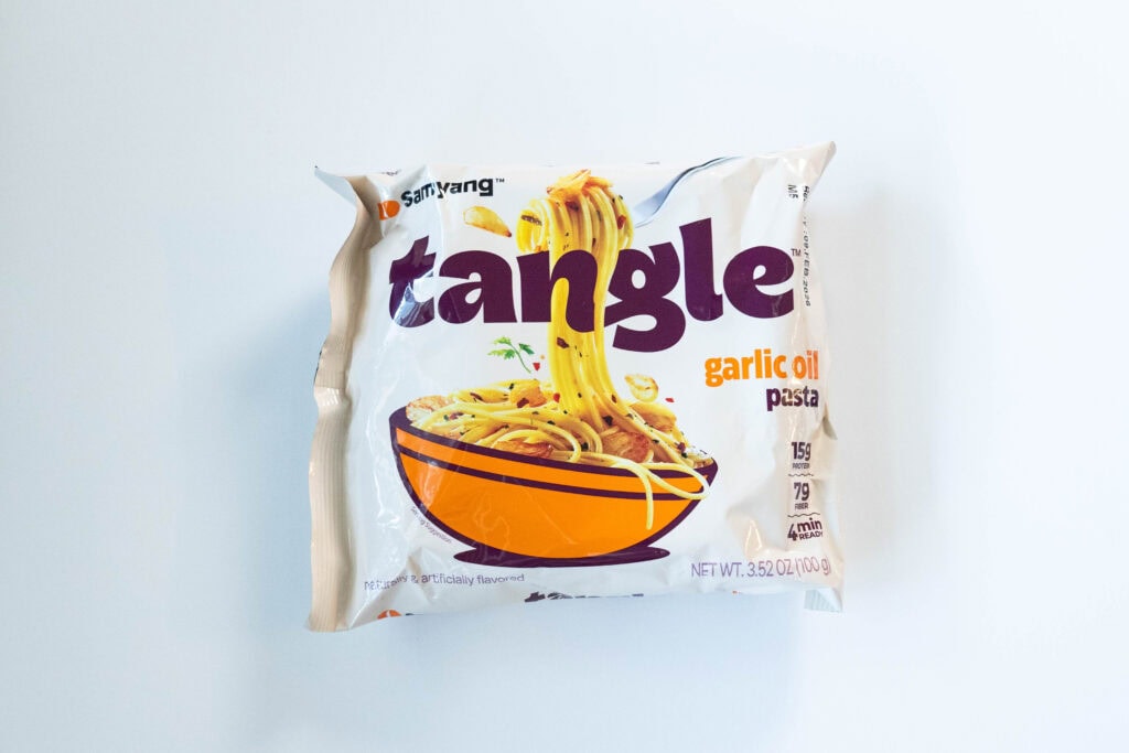 Samyang Tangle Garlic Oil Pasta Review | Instant Ramen